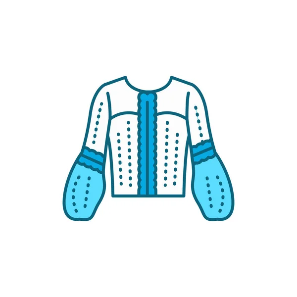 Blazer Olor Line Icon Pictogram Web Page Mobile App Promo Stock Vector ...