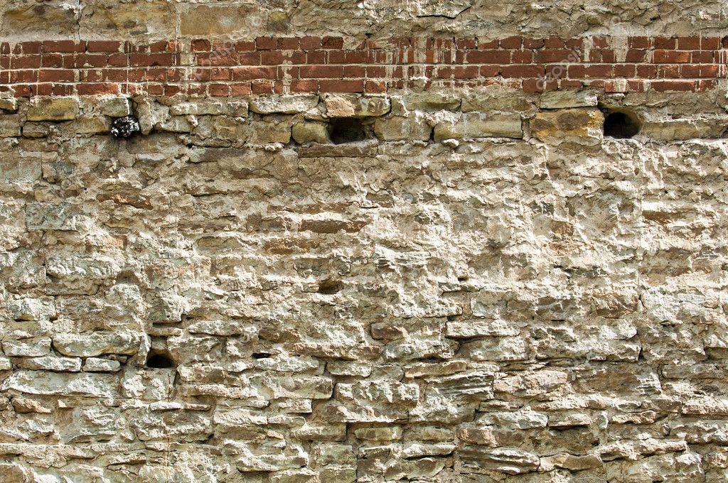 Texture Old Town Old Brick Building — Stock Photo © ekina1 #80774612