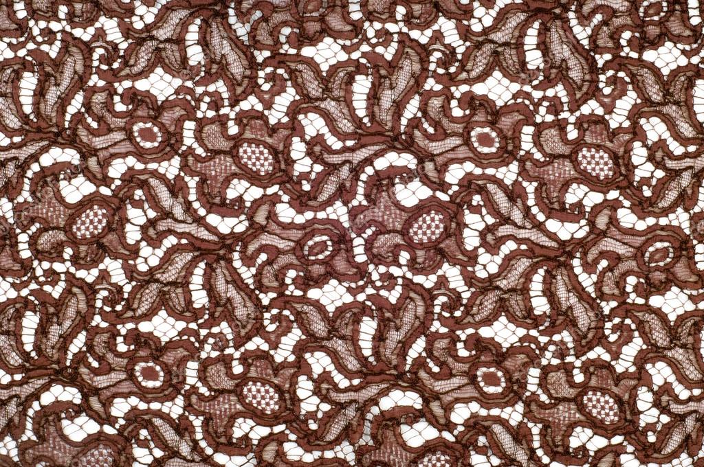 Texture lace fabric. lace on white background studio Stock Photo by ...