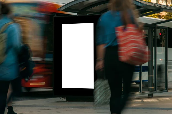 Blank Outdoor Advertising Shelter ⬇ Stock Photo, Image by © nickvango ...