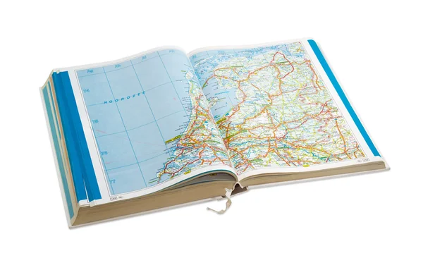 Two opened old atlas book — Stock Photo © arogant #2275071