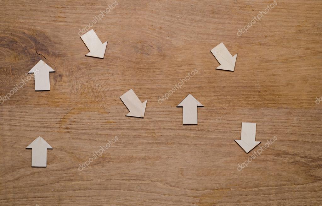 Wood derection arrows Stock Photo by ©pproman 77549058