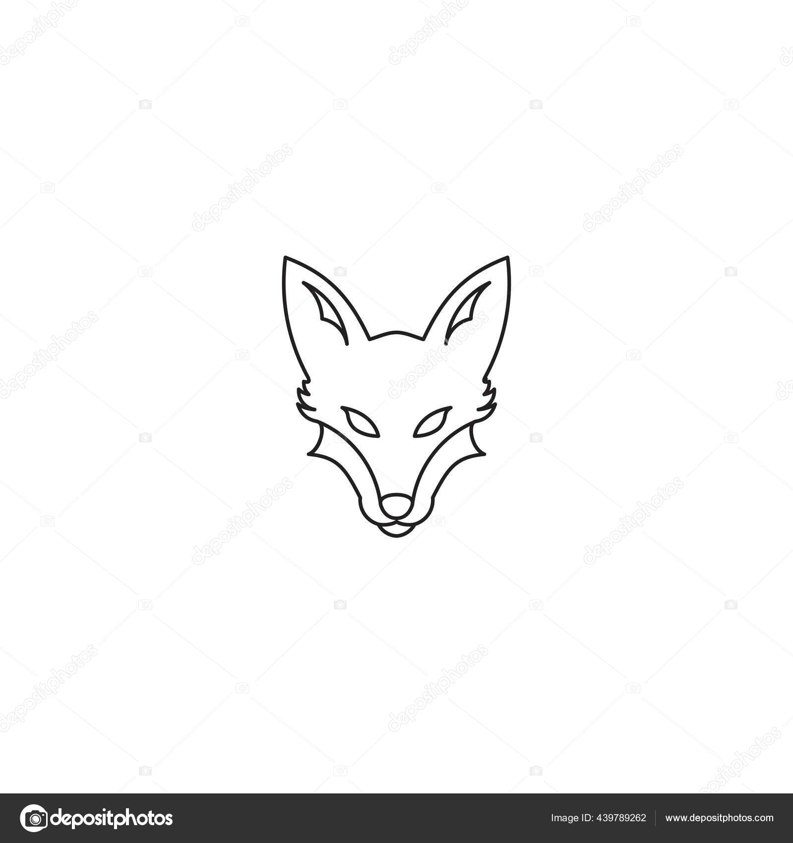 Fox Face Template
