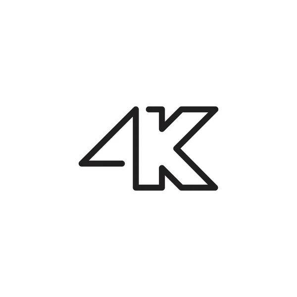 4k logo Vector Art Stock Images | Depositphotos