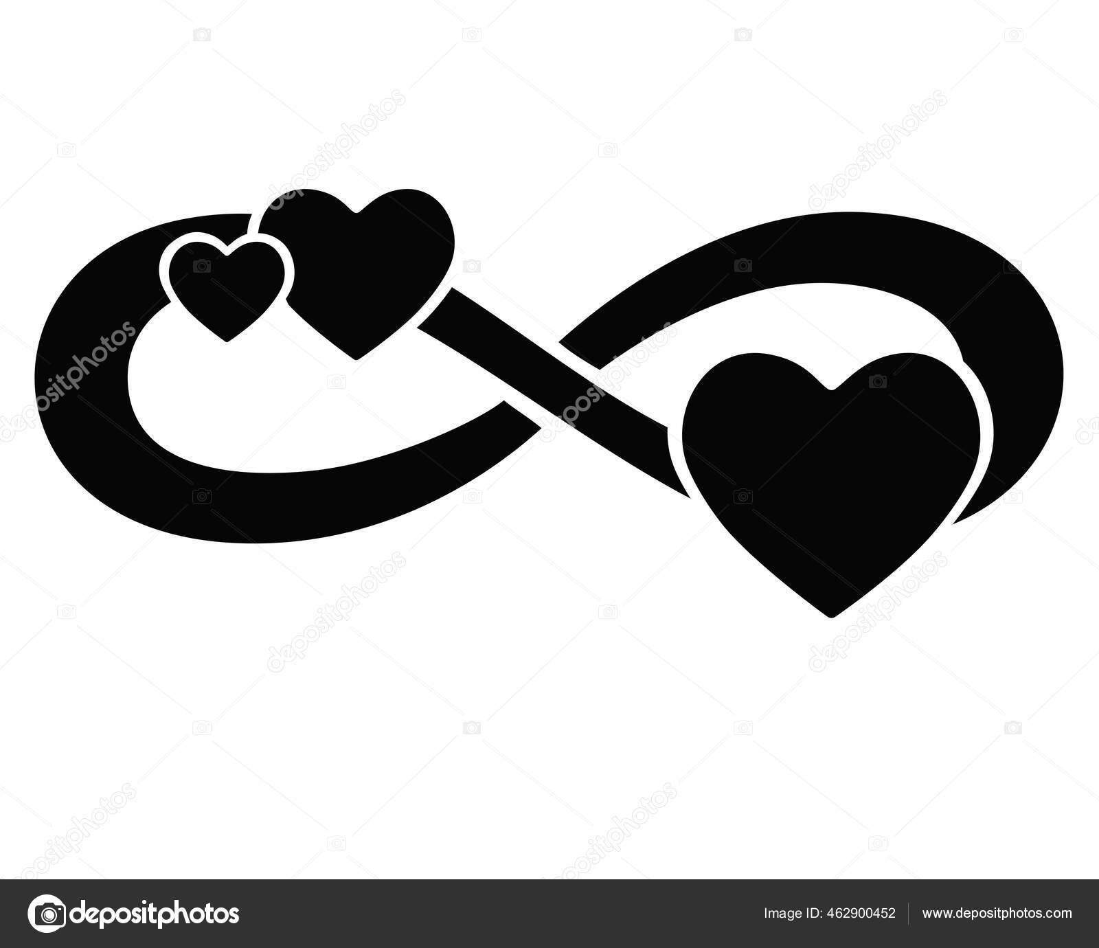Sinal De Infinito Amor Conceito De Amor Infinito, Símbolo De Vetor