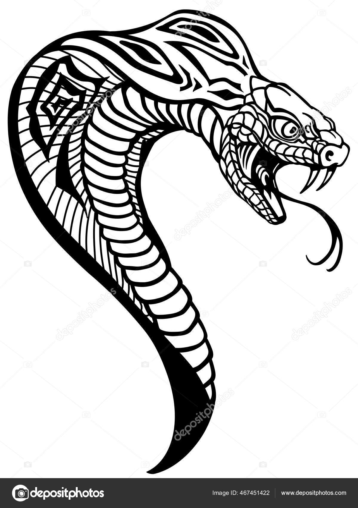King Cobra Head Tattoo