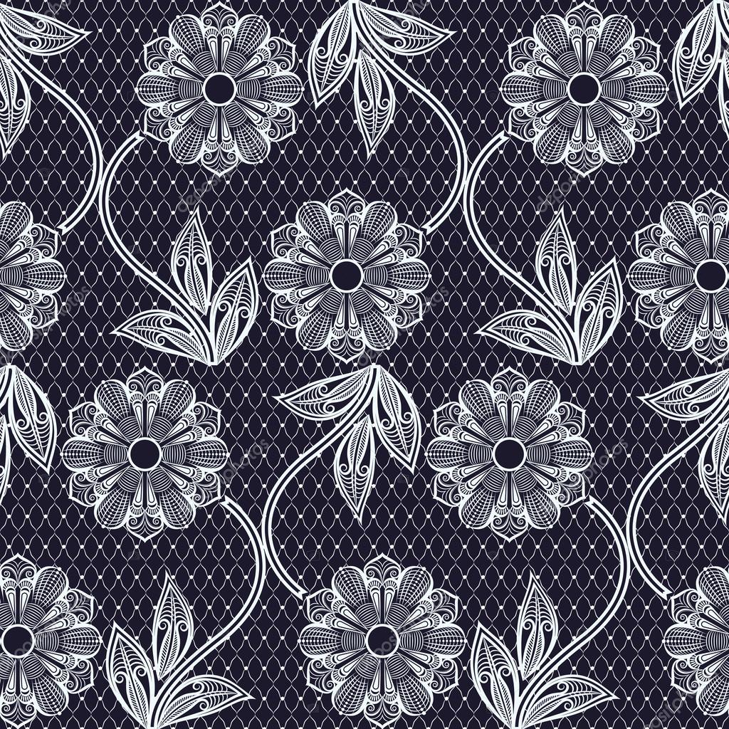 Seamless lace background Stock Vector Image by ©lenapix #55198107