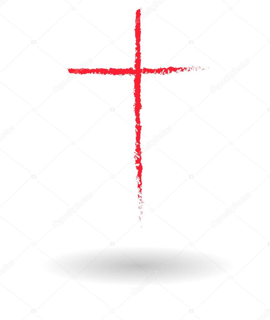 Roman cross sign sketch — Stock Vector © maxterdesign #85714966