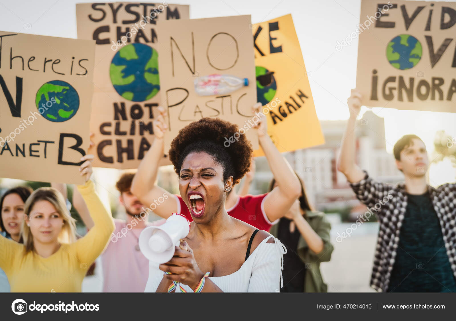 People Protesting Against Pollution
