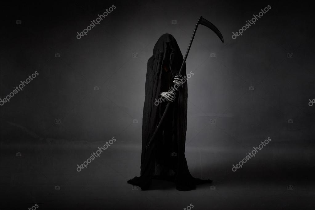 A Sad Man With Sickle