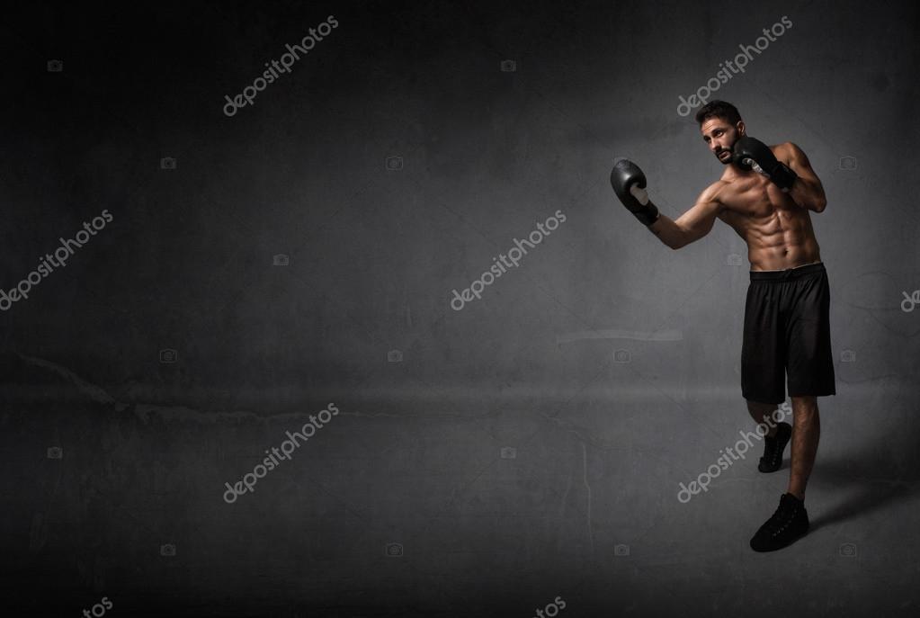 Boxer in lateral position — Stock Photo © marcogarrincha #112577406