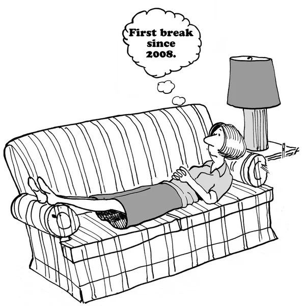 Exhausted woman cartoons Stock Photos, Royalty Free Exhausted woman ...