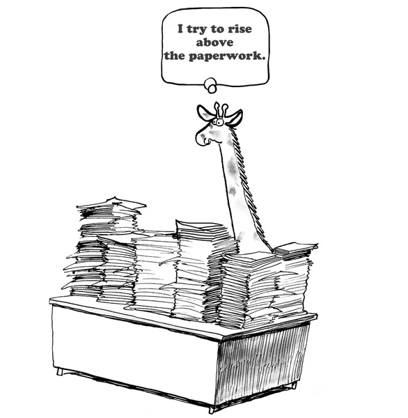 Stress au travail dessin animé images libres de droit, photos de Stress ...