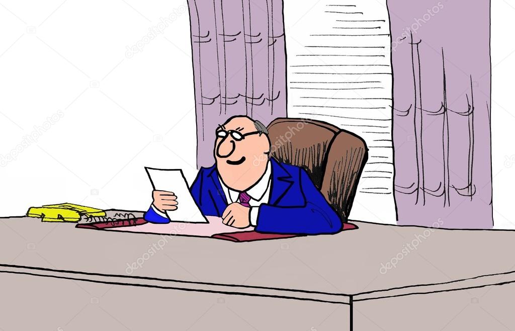 Executive Reading Memo Stock Photo by ©andrewgenn 122713498