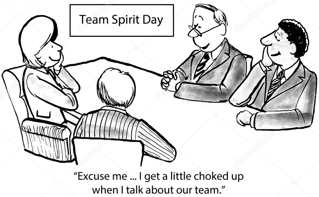 Team Spirit Day — Stock Vector © andrewgenn #62762775