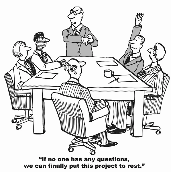 Funny Staff Meeting Cartoon