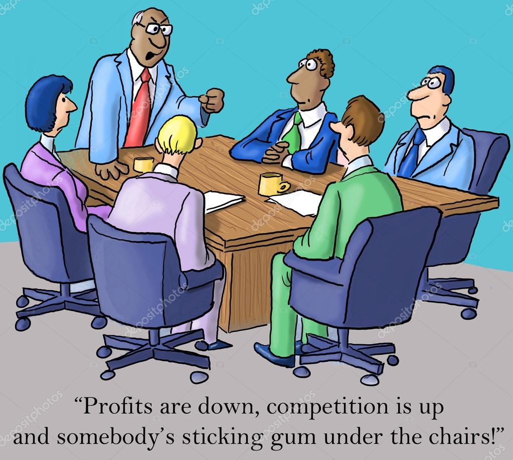 Meeting With Boss Cartoon