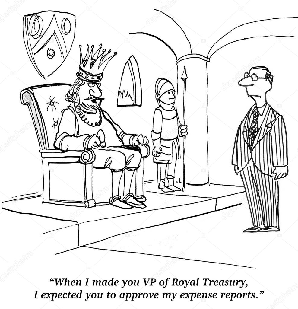 Expense Report Approval Was Assumed Stock Illustration By ©andrewgenn 96611030