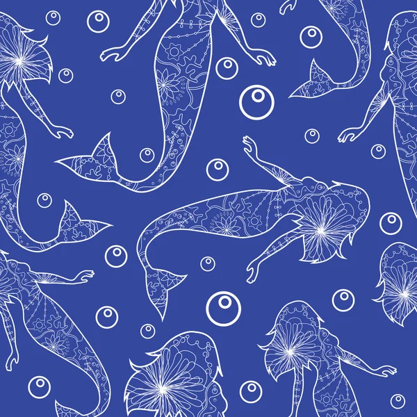 ᐈ Mermaids stock illustrations, Royalty Free mermaids to print vectors ...