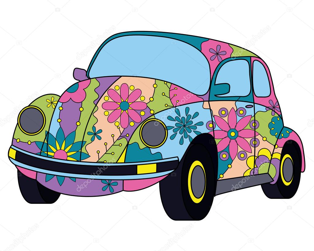 Beetle car colorful Stock Vector Image by ©Marishayu #109235494