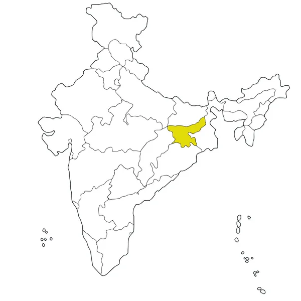 Jharkhand map vector Vector Art Stock Images | Depositphotos