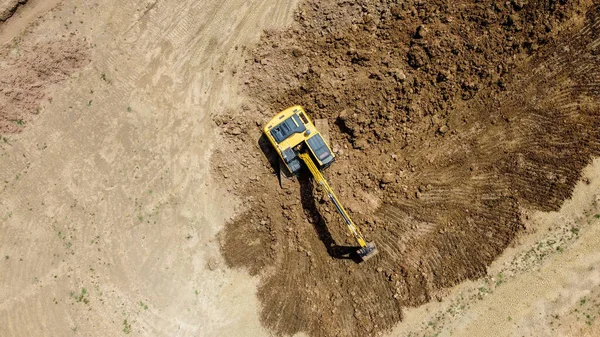 Excavator birds eye view Stock Photos, Royalty Free Excavator birds eye ...
