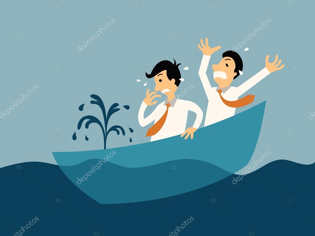 Animated Sinking Boat