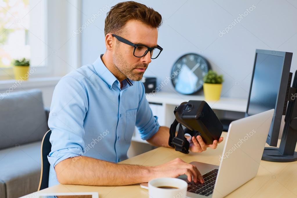 Developer working on laptop — Stock Photo © baranq #115186378