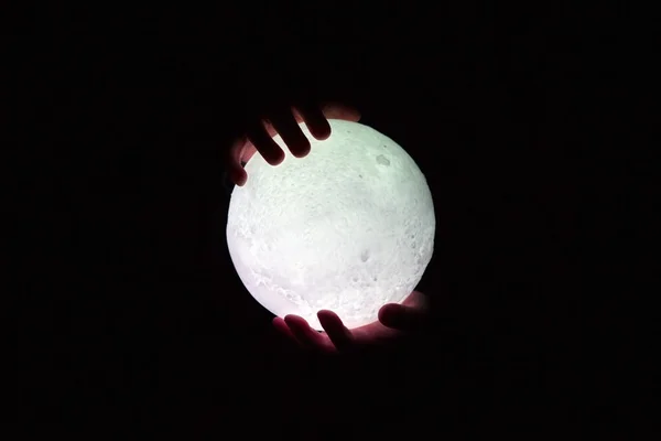 Moon in the hands of Stock Photos, Royalty Free Moon in the hands of ...