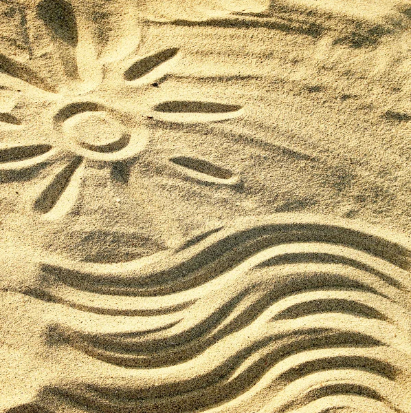 Dessins dans le sable Stock Photos, Royalty Free Dessins dans le sable ...