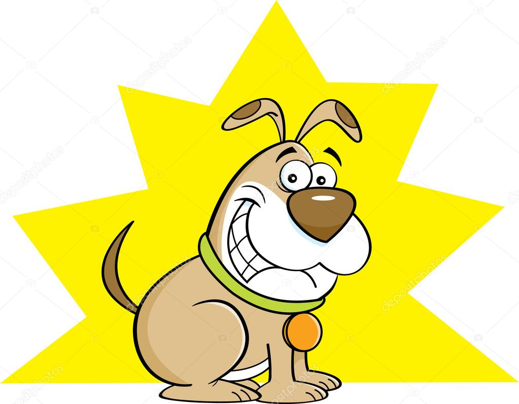 Cartoon smiling dog. Stock Vector Image by ©kenbenner #99924934