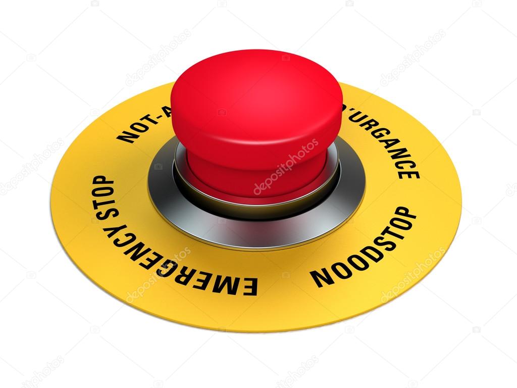 Emergency stop button Stock Photo by ©numismarty 71331205