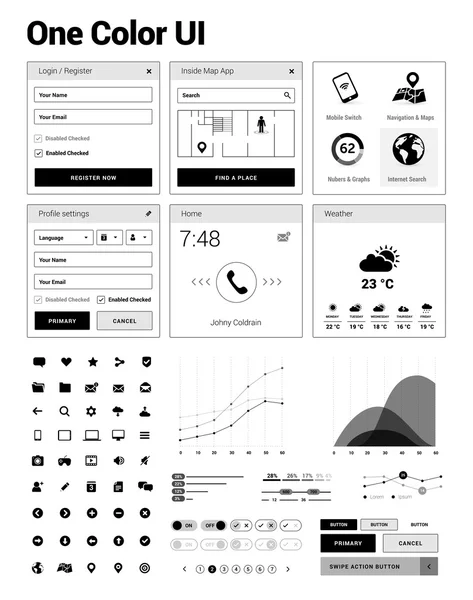 Universal UI Kit Stock Vector Image by ©radoma #59003251