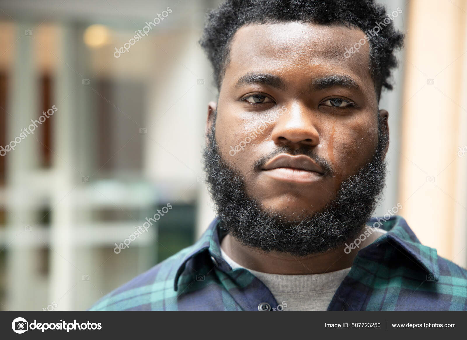 Black Man Crying Intervention