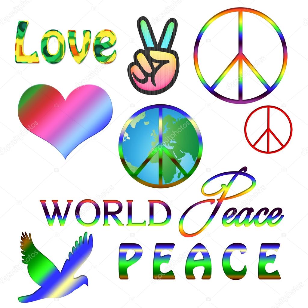 Peace And Love Signs Pictures