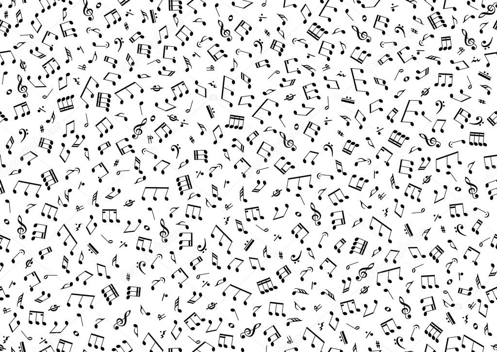 Background with musical notes Stock Vector Image by ©Dmitrydesign #81450850