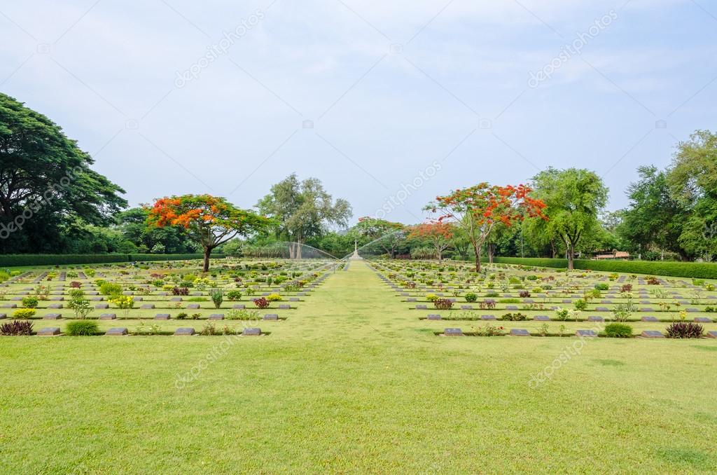 Chungkai War Cemetery, Thailand – Stock Editorial Photo © yongkiet ...