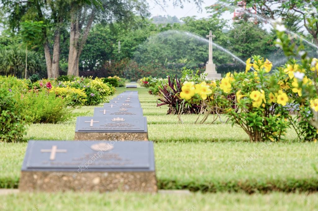 Chungkai War Cemetery, Thailand – Stock Editorial Photo © yongkiet ...