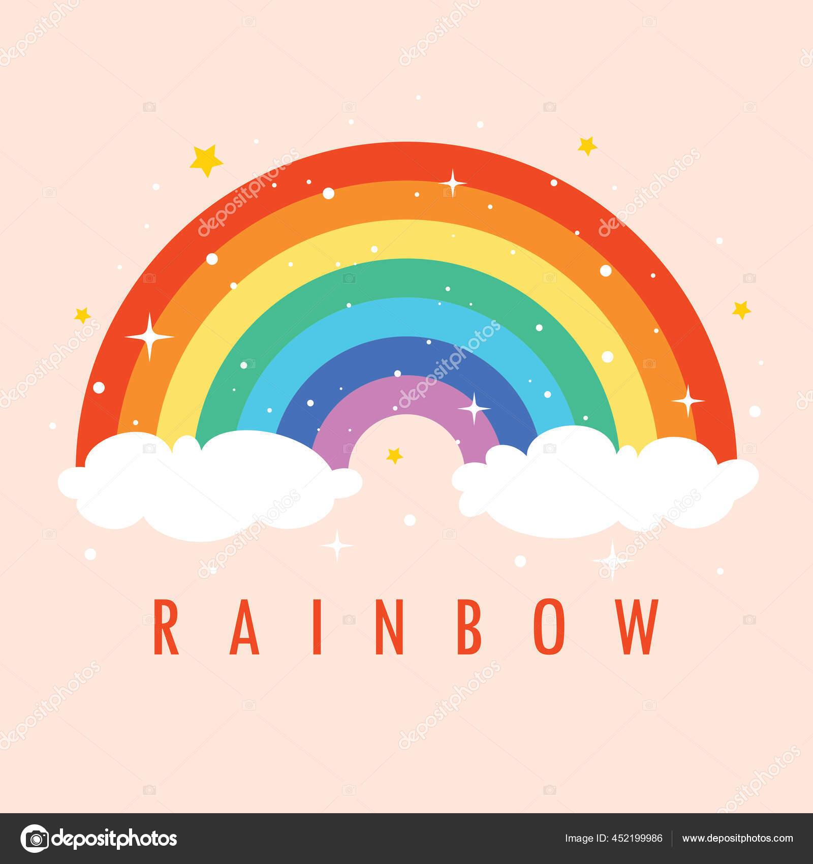 Concept Colorful Rainbow Stock Vector by ©yusufdemirci 452199986