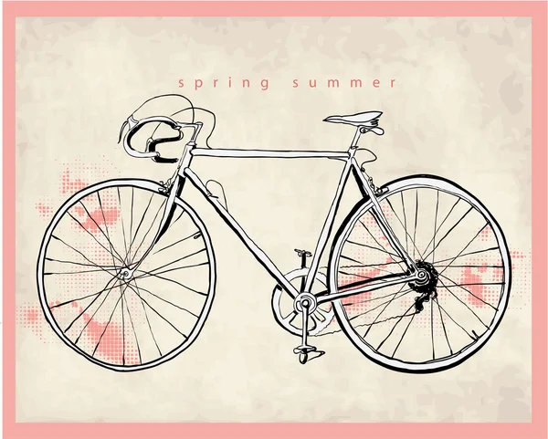 Retro vintage bicycle — Stock Vector © depositphotos01 #97185102