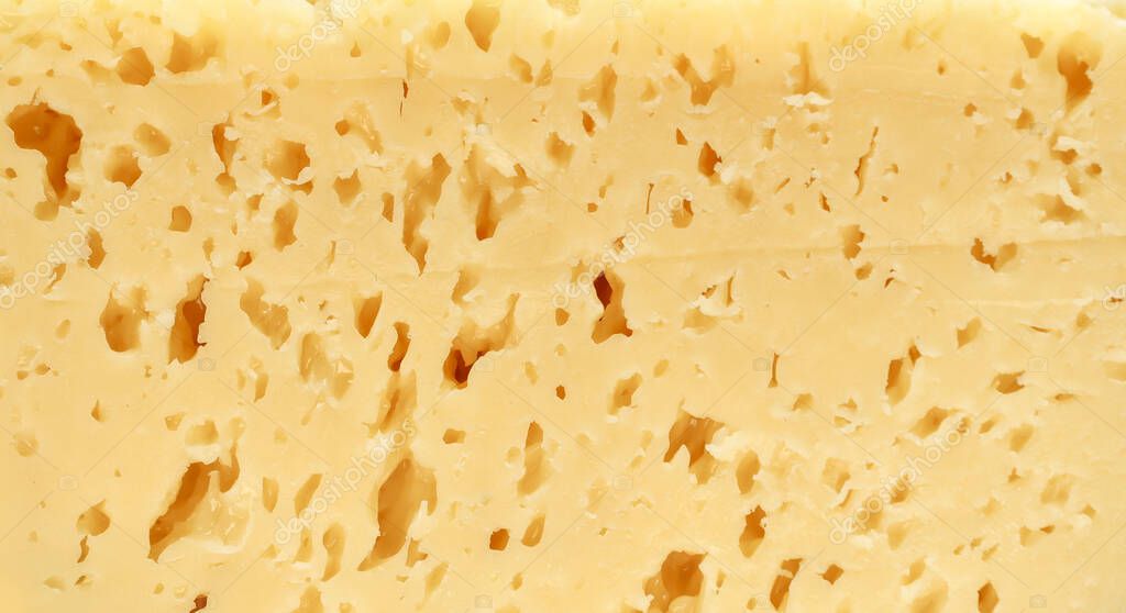 La textura del queso rebanado a lo largo. 2023