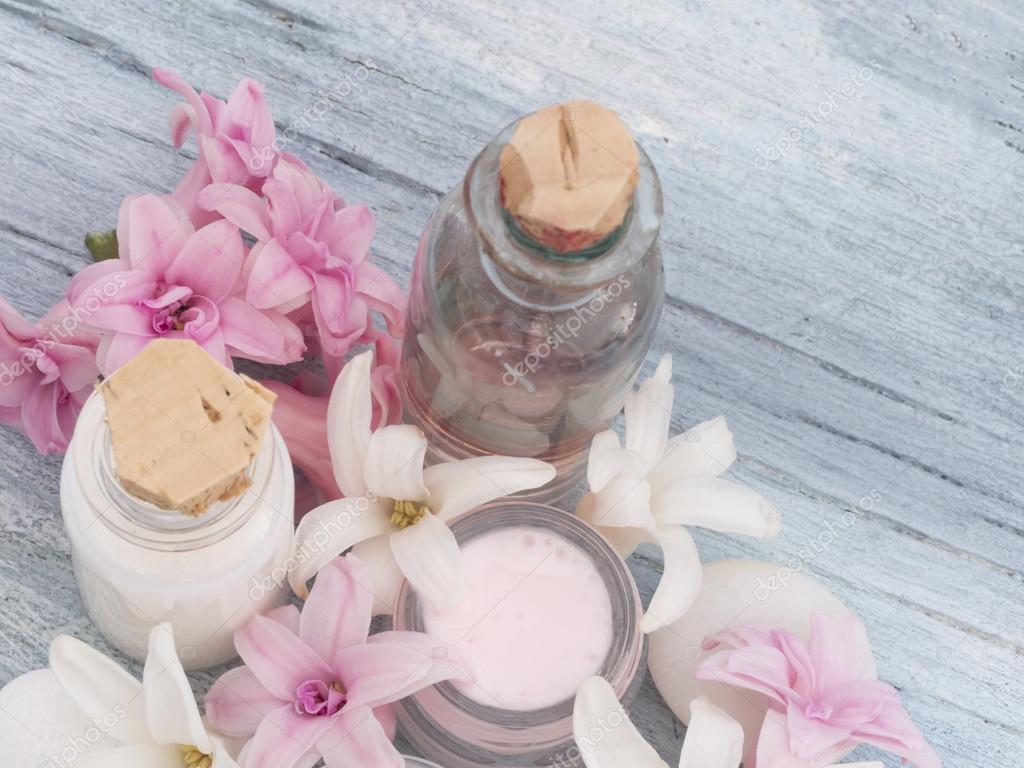 Natural spa cosmetics — Stock Photo © vesnac #103799156