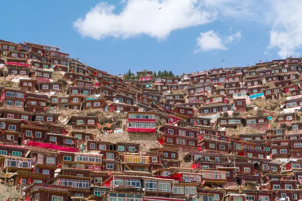 Larung Gar. Top view monastery at Larung gar (Buddhist Academy) ⬇ Stock ...