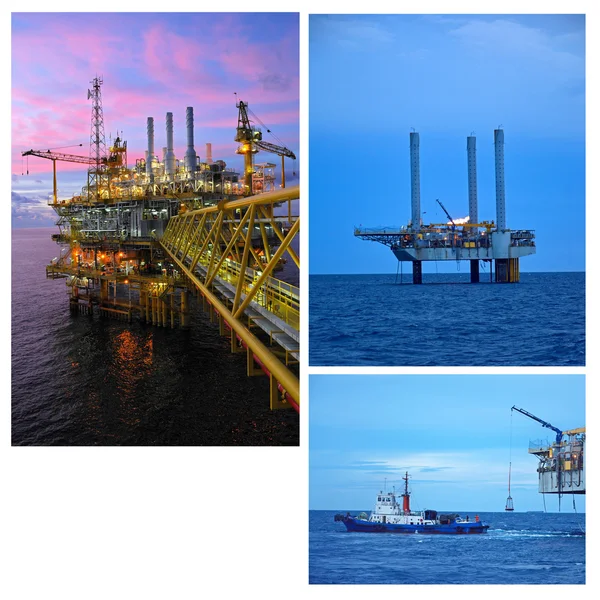 Oil And Gas Industry collage ⬇ Stock Photo, Image by © kampee_p #54862611
