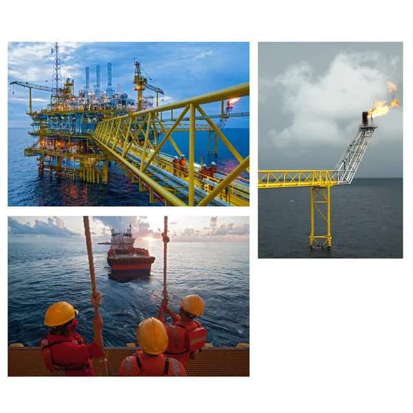 Oil And Gas Industry collage ⬇ Stock Photo, Image by © kampee_p #54862611