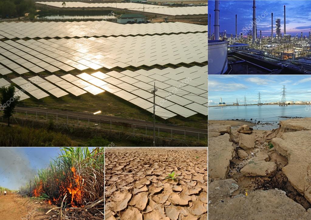 The collage environmental concept photos — Stock Photo © kampee_p #85408740