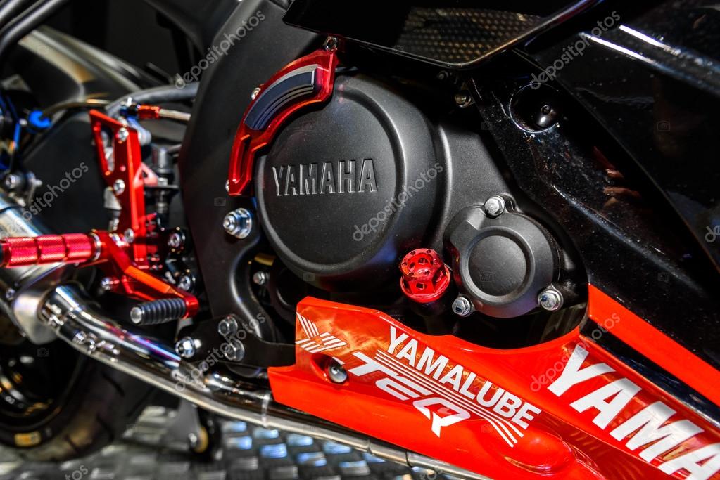 Engine of Yamaha Motorcycle. – Stock Editorial Photo © tofudevil #77416036