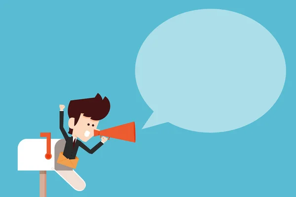 Businessman delivering speech Vector Art Stock Images | Depositphotos