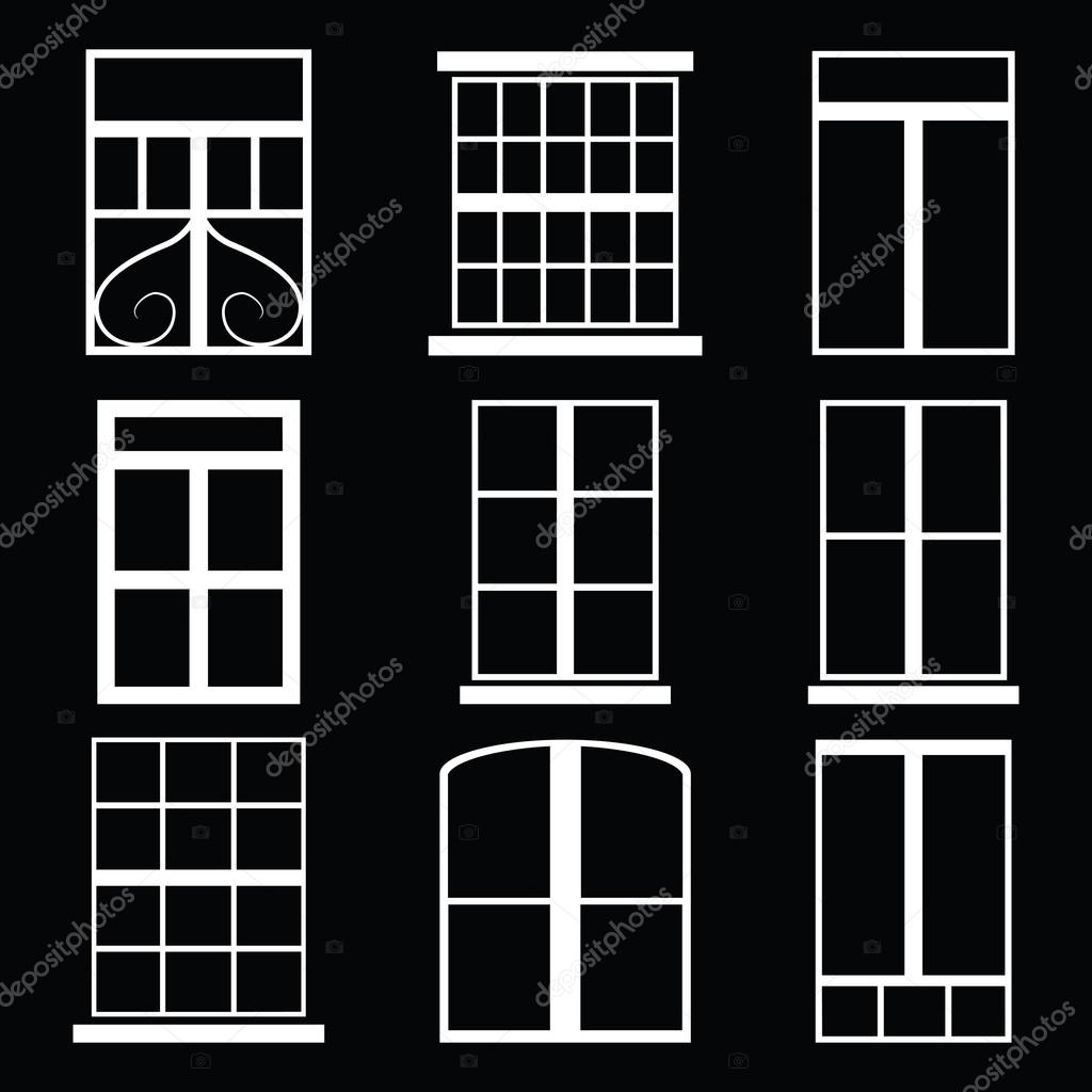 Vector de ventana Vector de stock #80349800 de ©kateen2528