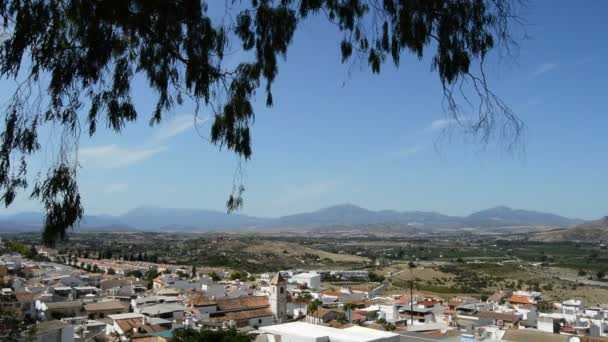 Overview of Cartama, inland village of Andalucia, Spain — Stock Video ...